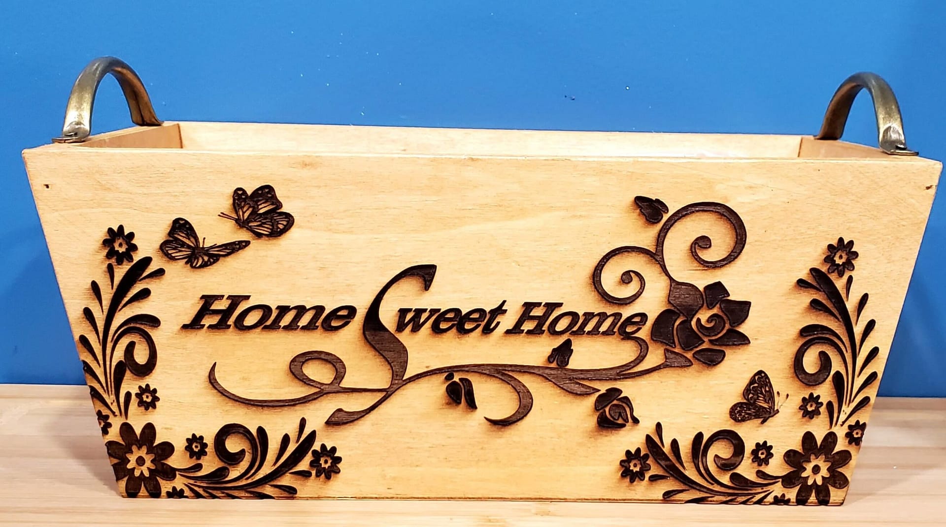 Laser Engraved Small Garden Box - This and That Engravings