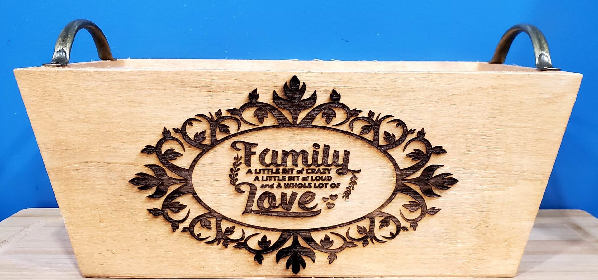 Laser Engraved Small Garden Box - This and That Engravings